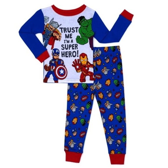 Marvel | Pajamas | Avengers 2 Piece Long Sleeve Pajama Set | Poshmark